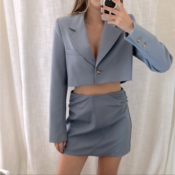 Zara | Jackets & Coats | Zara Shirt With Matching Jacket Set | Poshmark